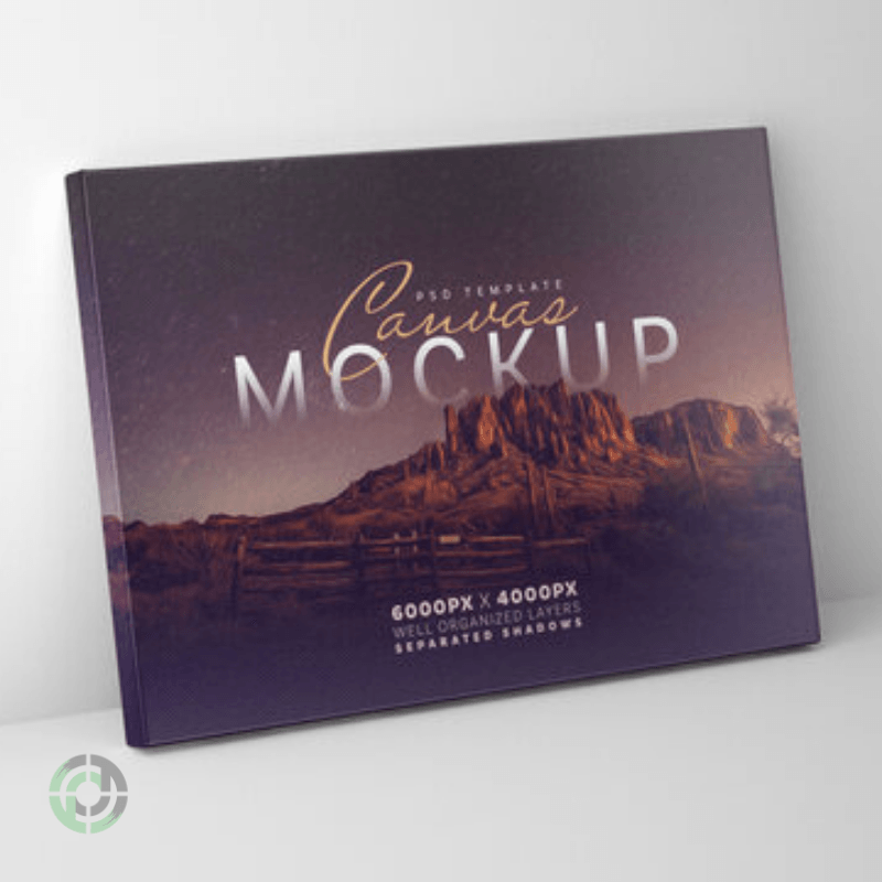 Stretched Canvas + Wooden Frame Rectangle – Printyco